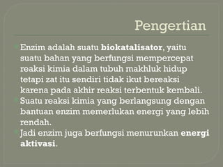 enzim pada tubuh manusia (struktur, cara kerja).pptx