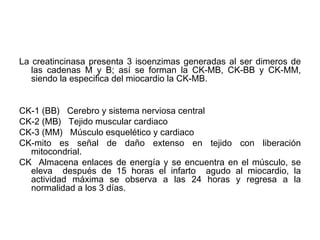 ENZIMAS CARDIACAS III | PPT