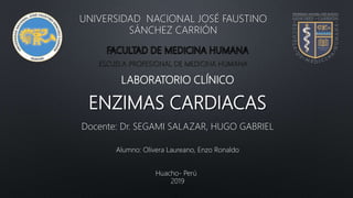 Enzimas cardíacas | PPTX
