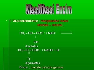 Enzim dan koenzim | PPT