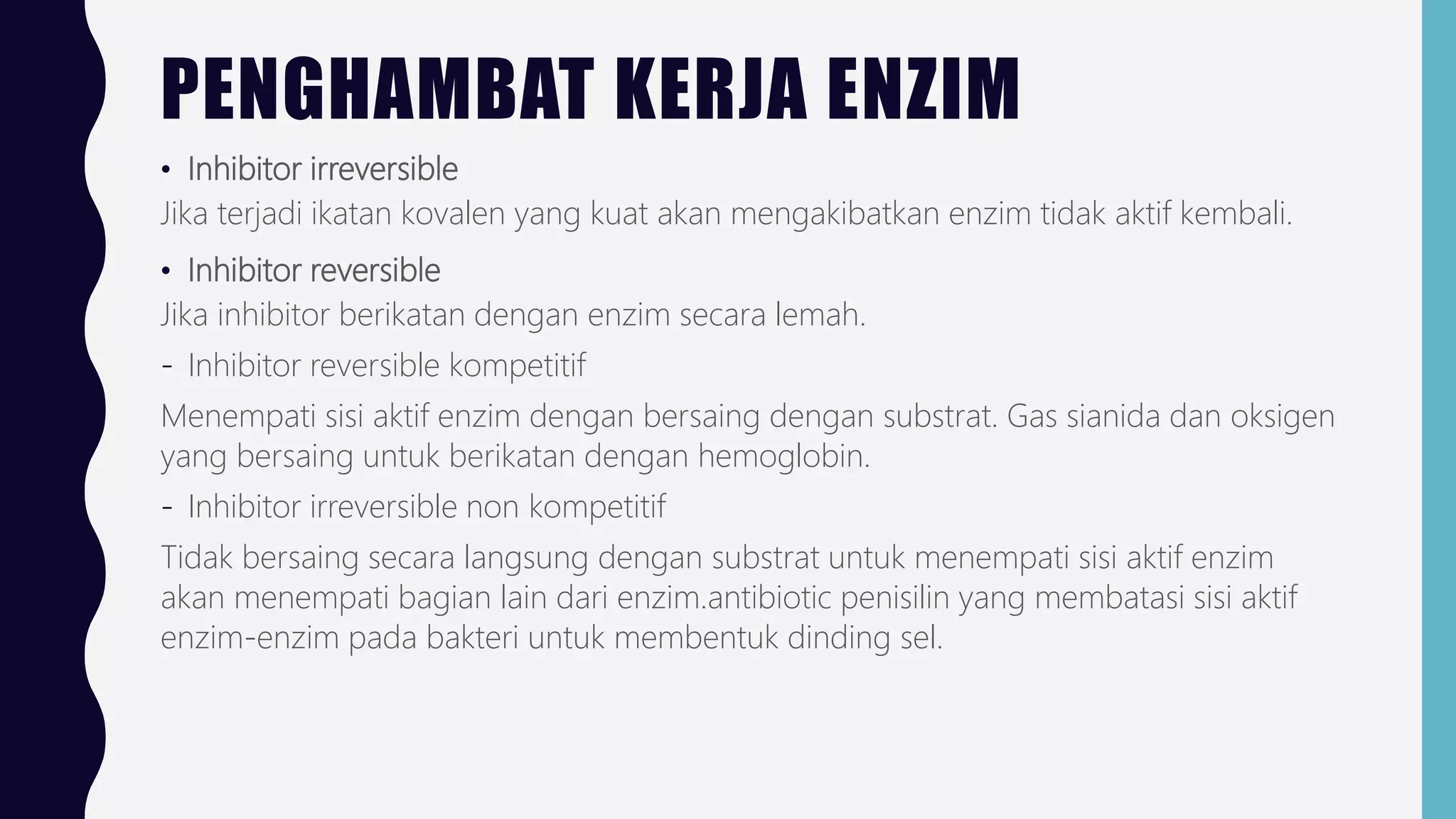 Enzim dan metabolism sel | PPTX