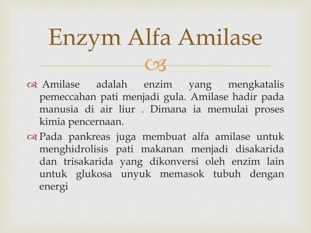 Enzim dan Penyakit | PPT