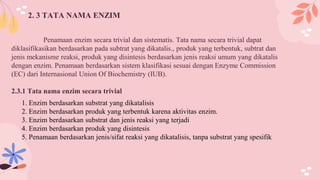 Ppt Botani Farmasi: 2. Enzim dan Perannya | Kelas: 2A | Dosen: Yayuk ...