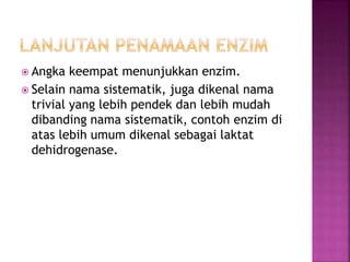 Enzim - Biokimia | PPTX