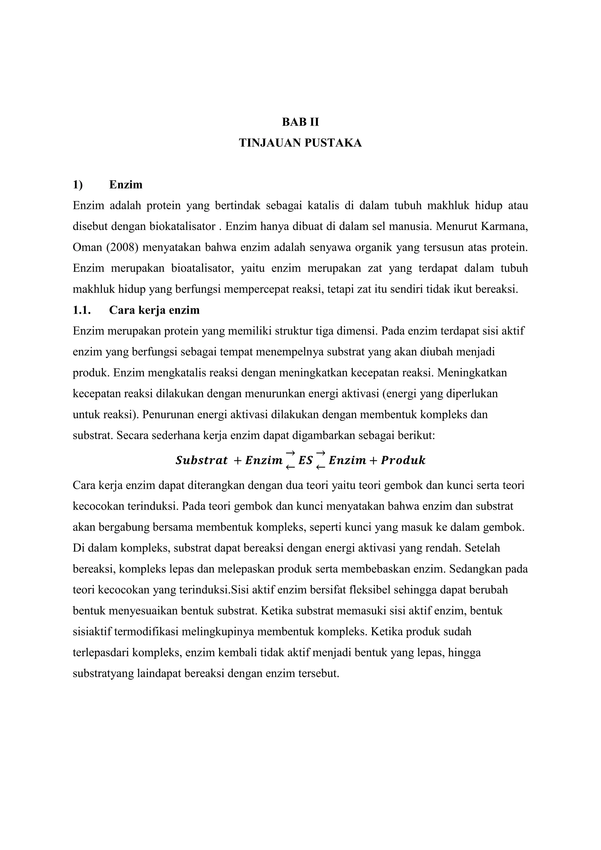 Laporan percobaan enzim katalase | DOCX