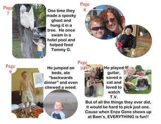 Enzo's birthday book 2011 | PPT