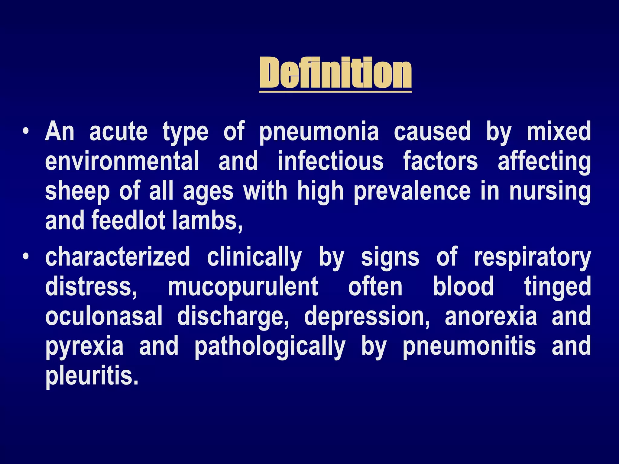 Enzootic pneumonia pasteurella by prof m ghnem | PDF