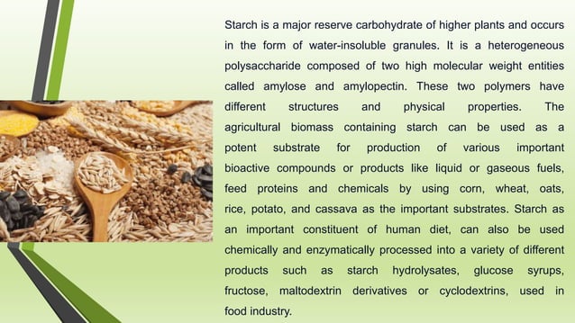 enzymatic application in starch modification_021851.pptx | Chemistry ...