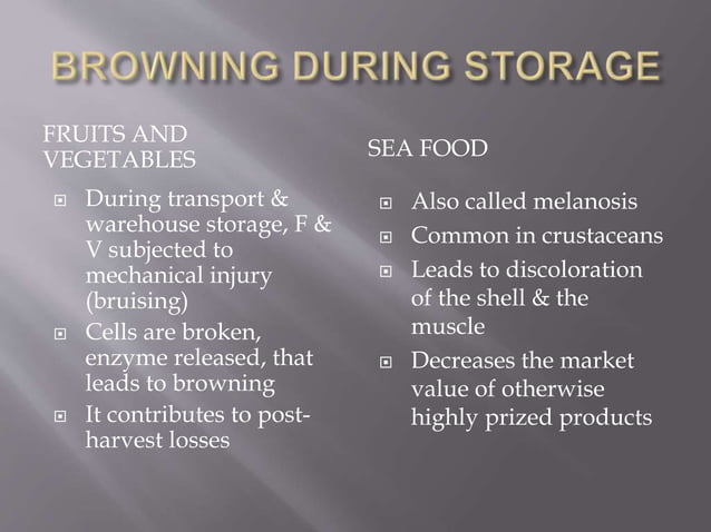 Enzymatic & non enzymatic browning | PPTX