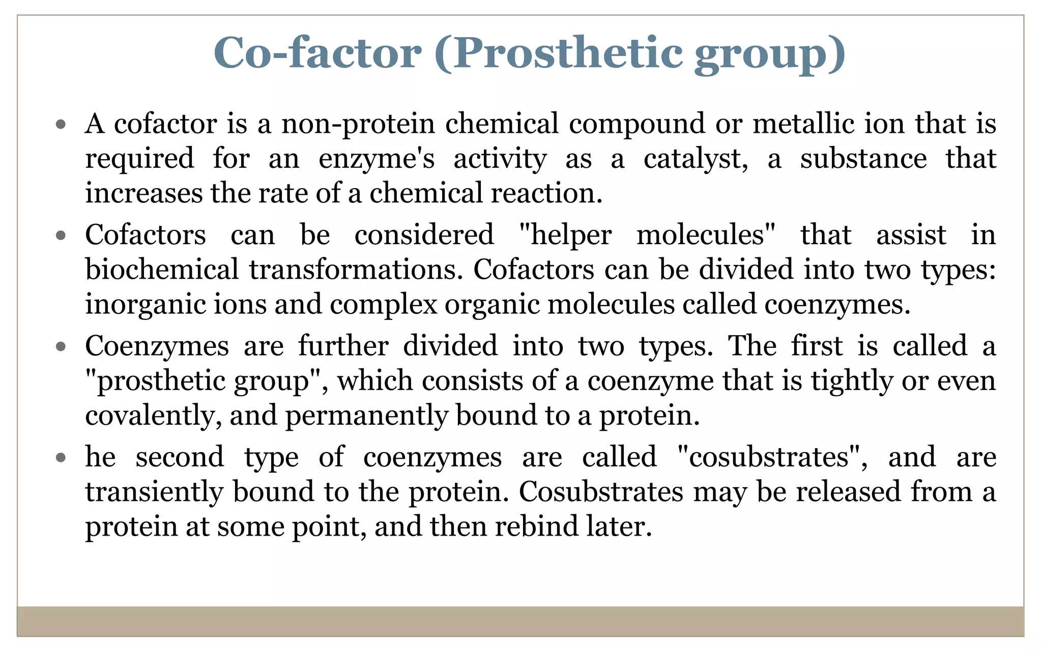 Enzymes (General Introduction & Action Mechanism) | PDF