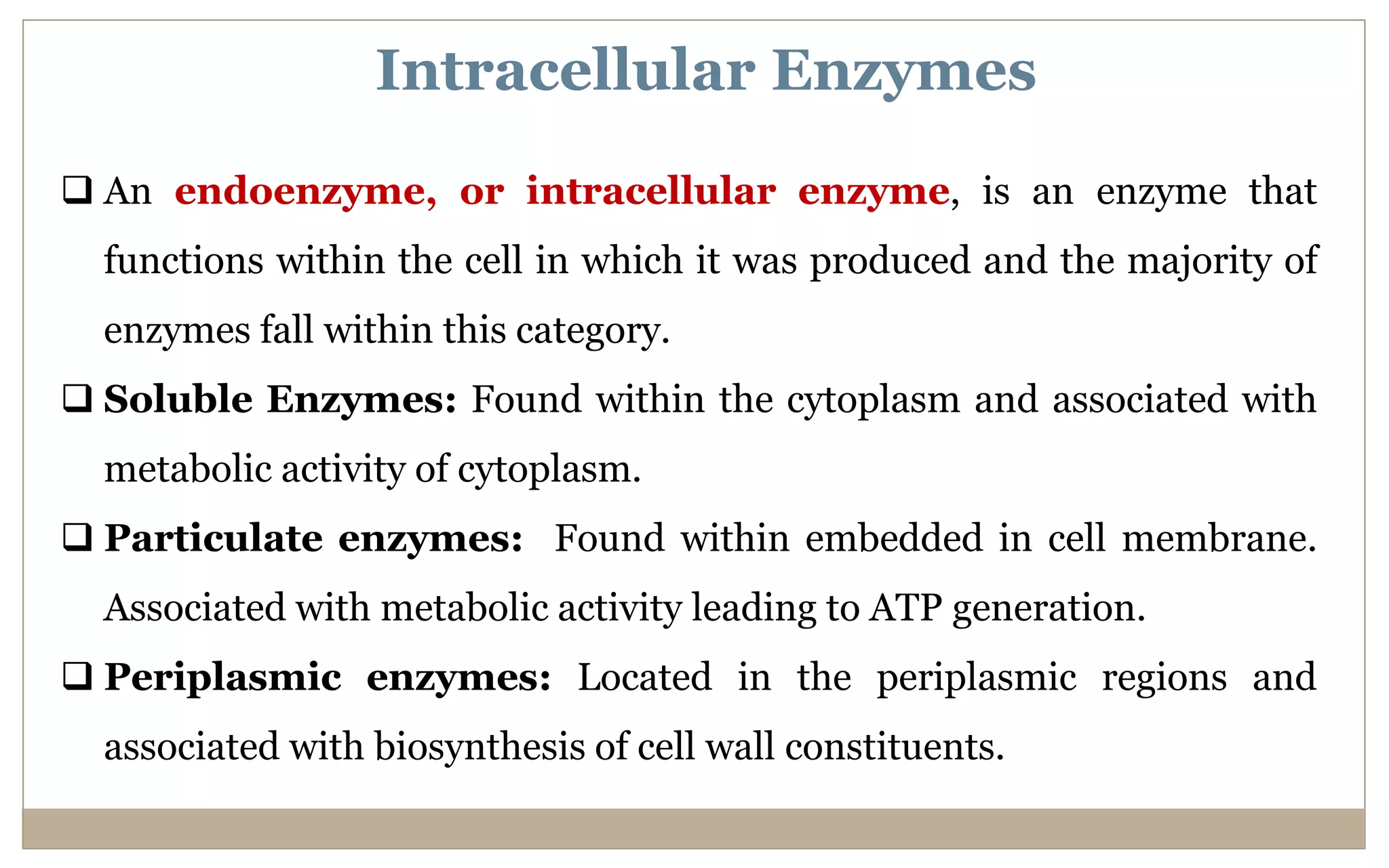 Enzymes (General Introduction & Action Mechanism) | PDF