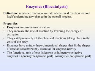 Enzyme. defination ,classification and application | PPT