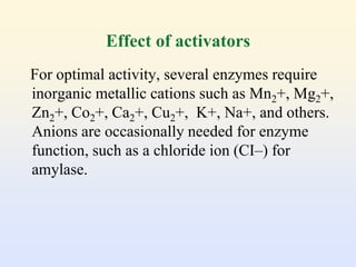 Enzyme. defination ,classification and application | PPT