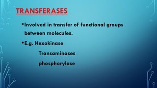 enzyme Nomenclature and classification of enzymes | PPTX