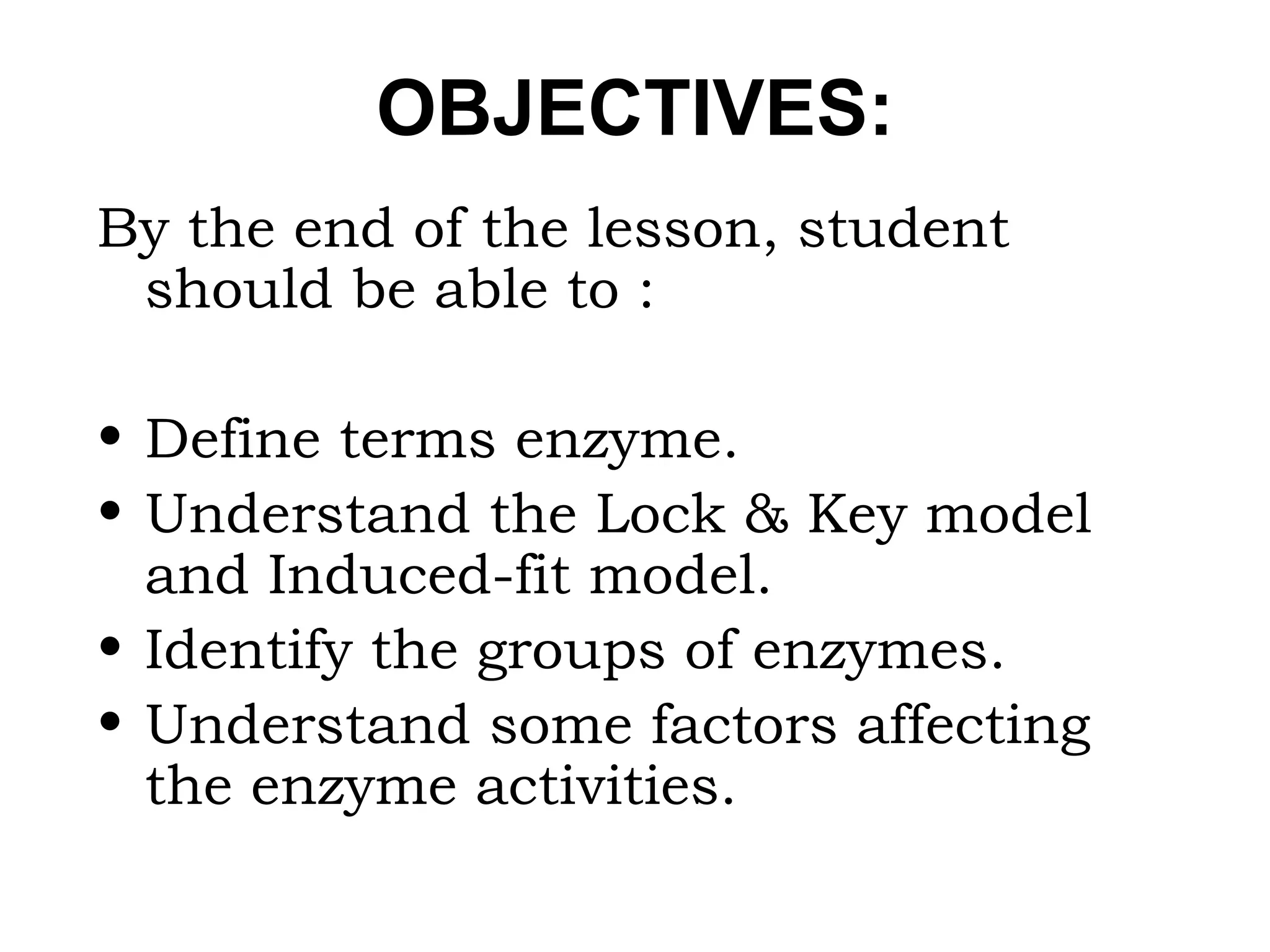 Enzyme And Metabolism | PPT