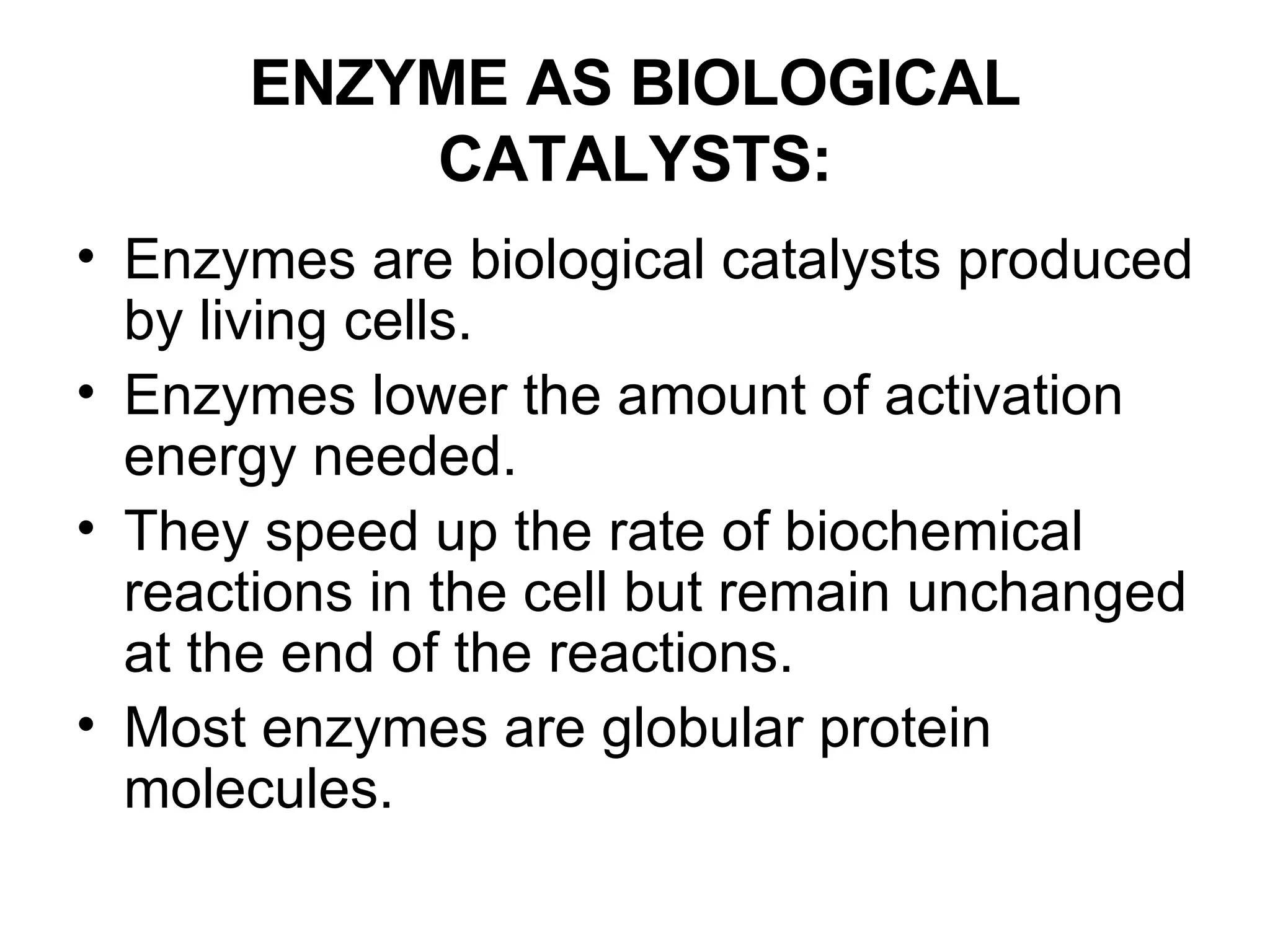 Enzyme And Metabolism | PPT