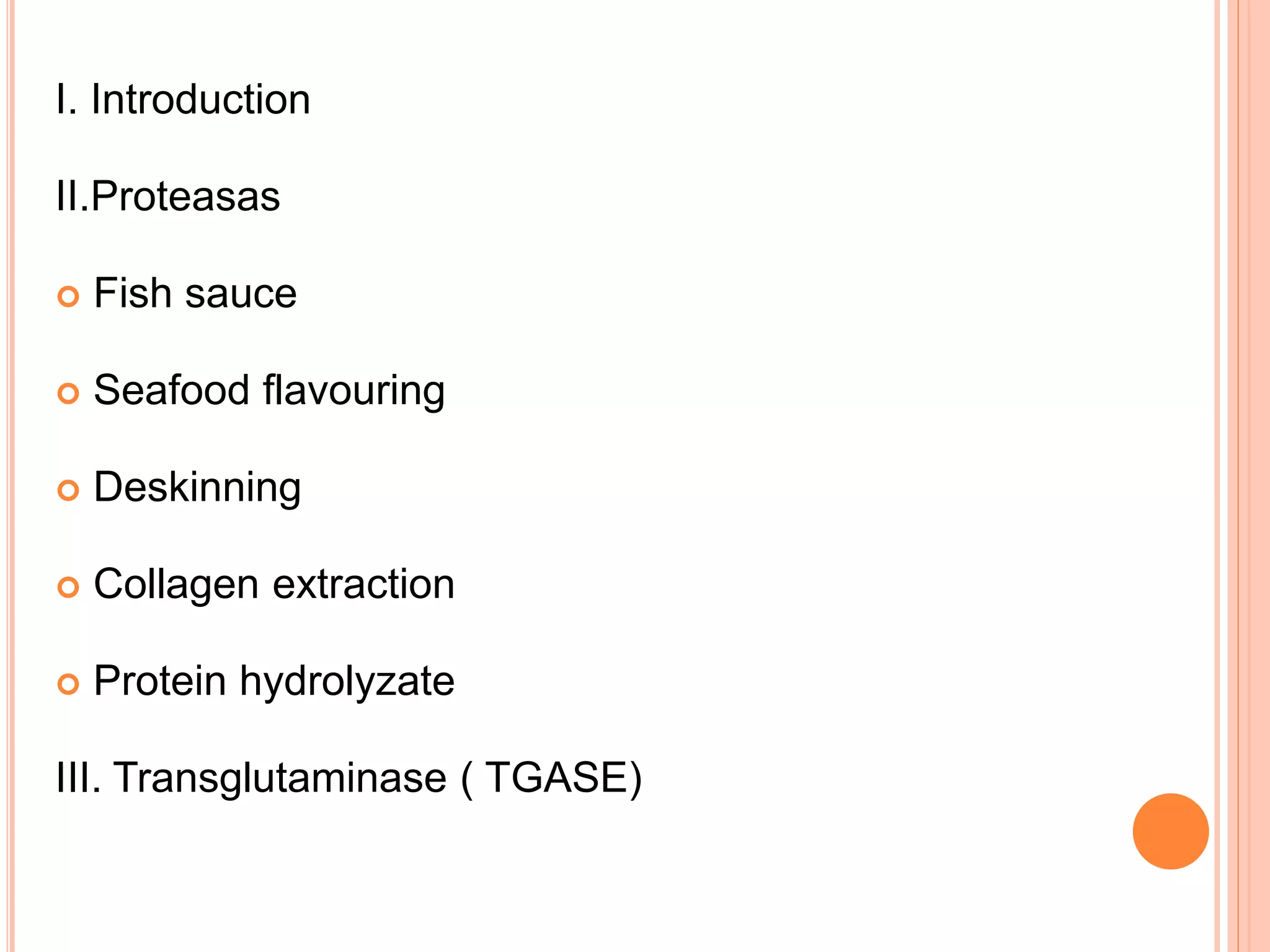 Enzyme in fish processing | PPTX