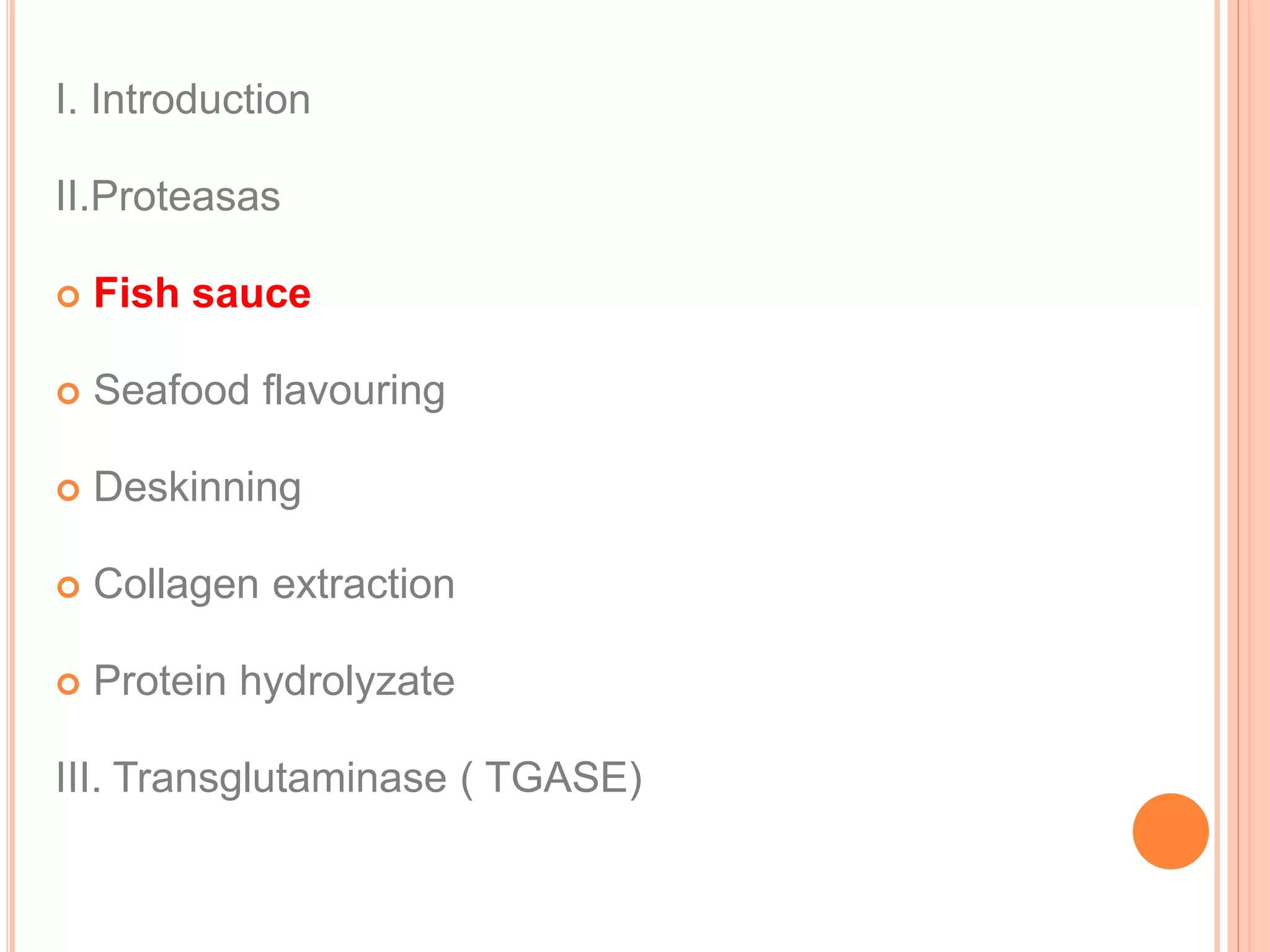 Enzyme in fish processing | PPTX