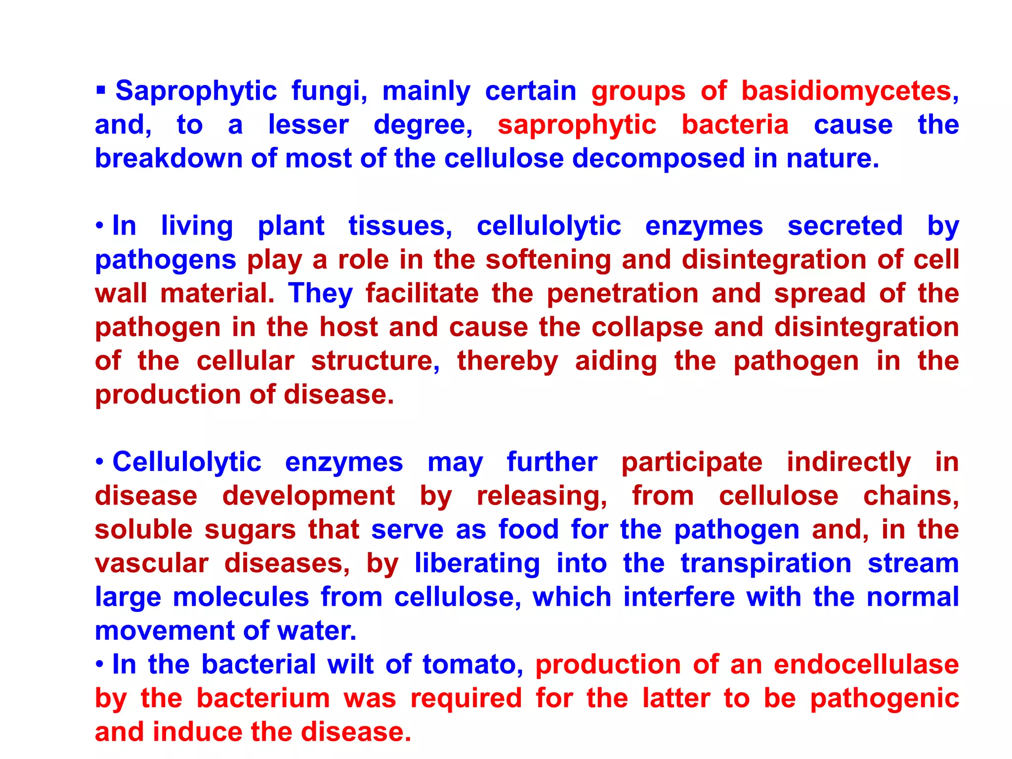 Role of enzymes in pathogenesis | PPT
