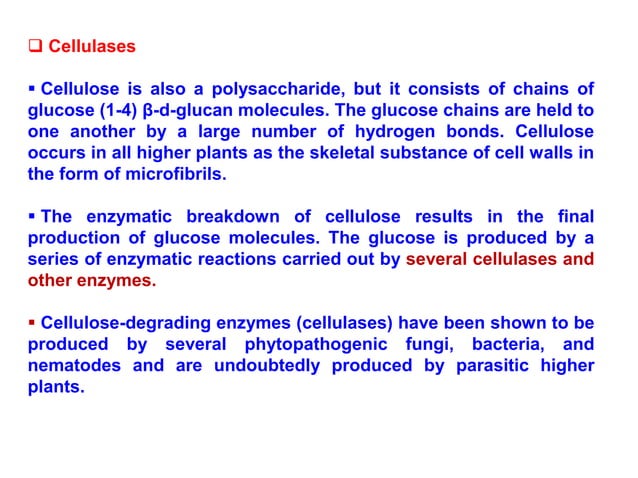 Role Of Enzymes In Pathogenesis