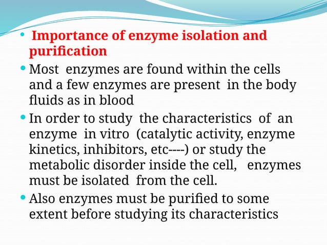 enzyme 10 enzyme isolation and purificatin.pptx