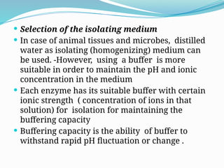 enzyme 10 enzyme isolation and purificatin.pptx