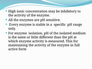 enzyme 10 enzyme isolation and purificatin.pptx
