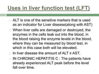 ALANINE TRANSAMINASE (ALT) | PPTX