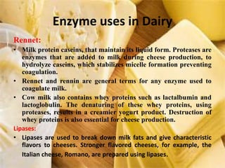 Enzyme aplplication in food industry | PPT