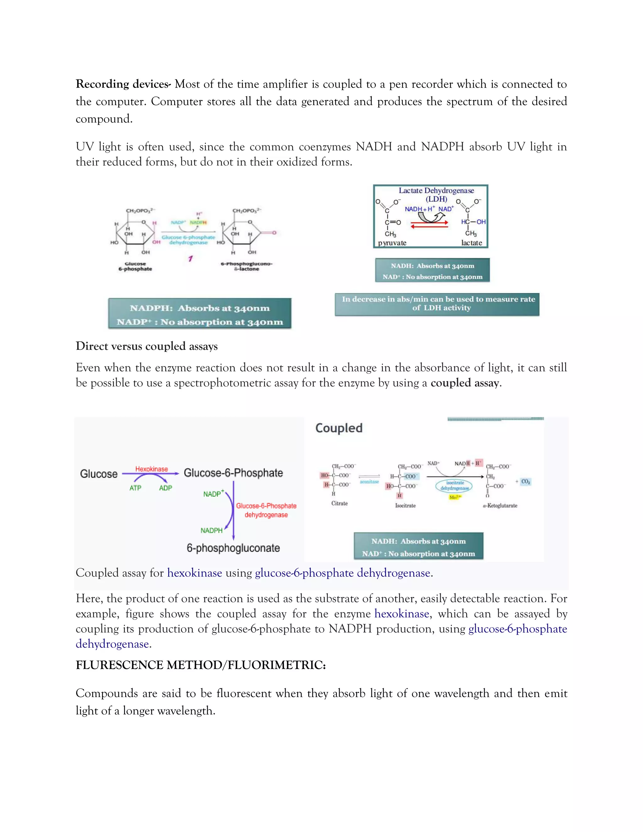 methods of enzyme assay | PDF | Chemistry | Science