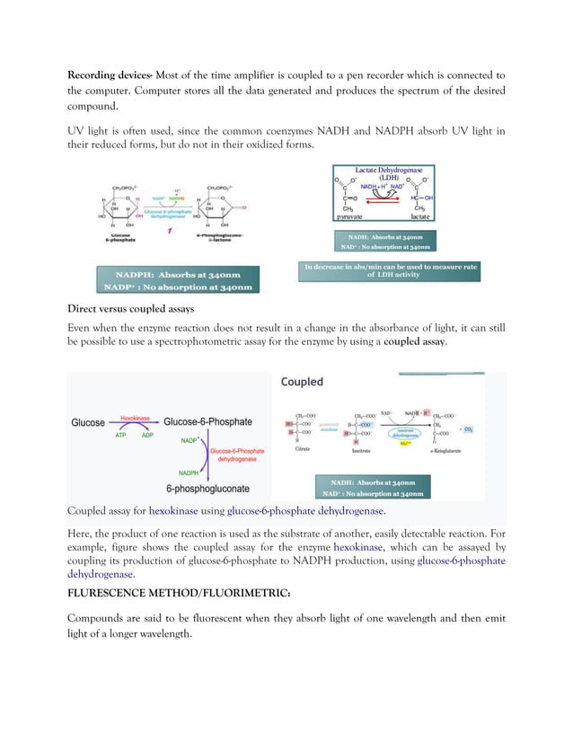 methods of enzyme assay | PDF | Chemistry | Science