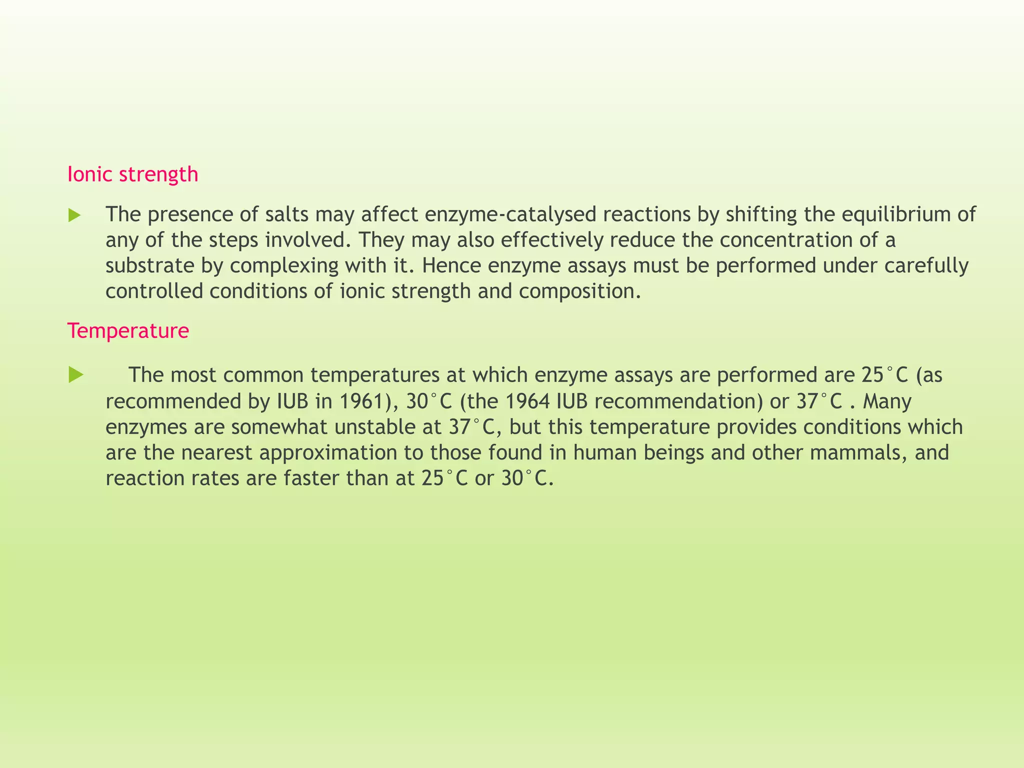 Enzyme assay methods | PPTX