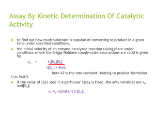 Enzyme assay methods | PPTX