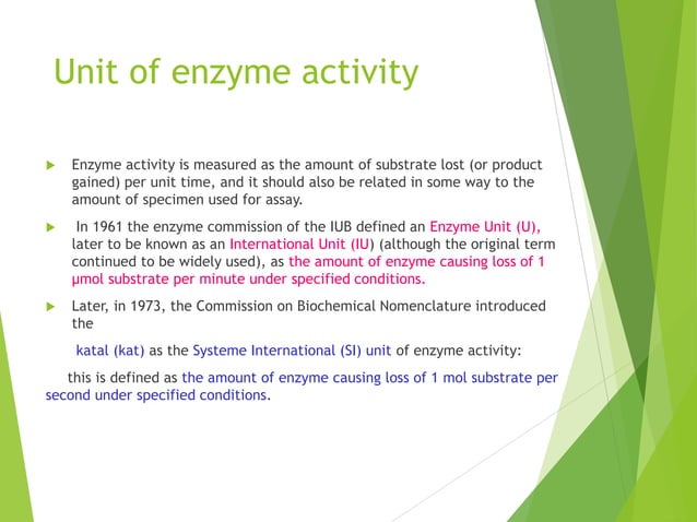 Enzyme assay methods | PPTX