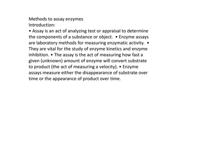 enzyme assays.pptx