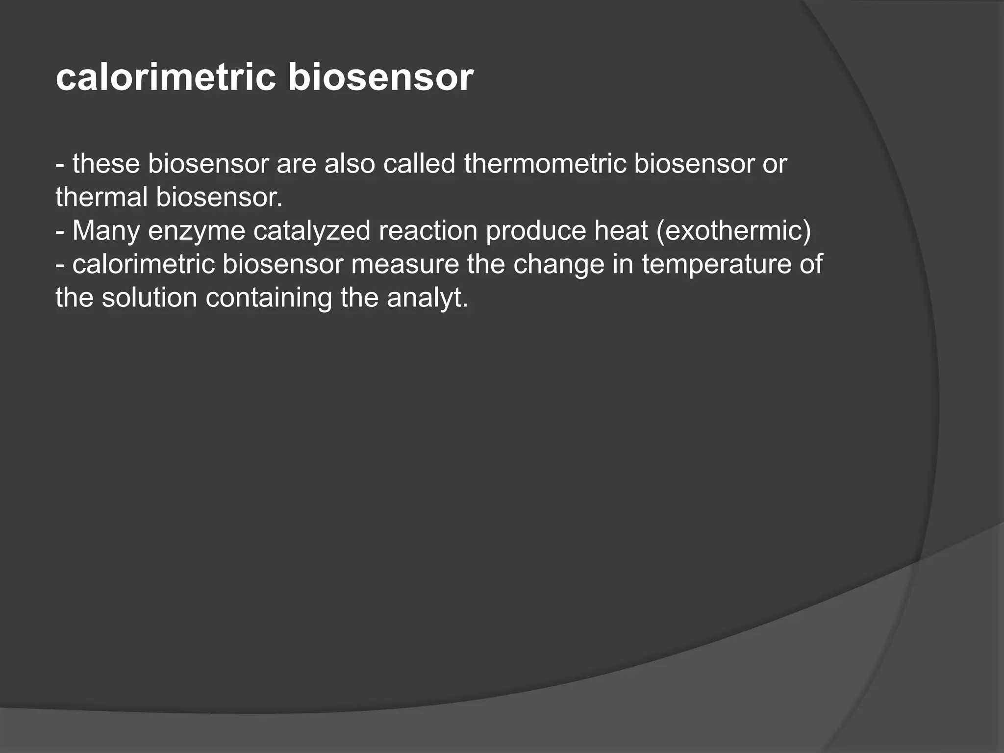 Enzyme biosensor final | PPTX