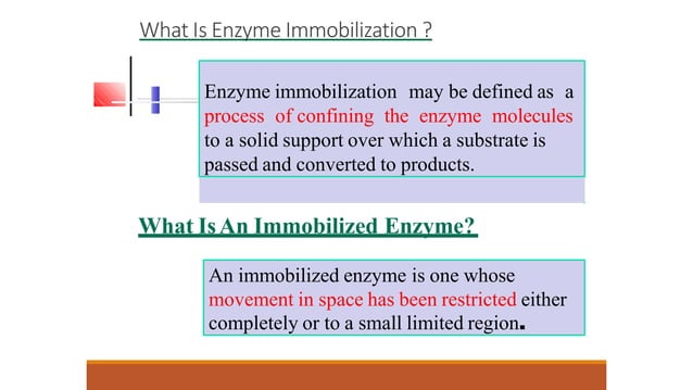 Enzyme Biotechnology-Methods of enzyme immobilization and applications.pptx