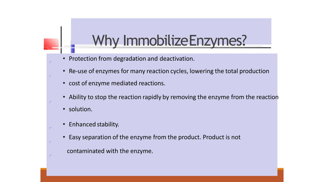 Enzyme Biotechnology-Methods of enzyme immobilization and applications.pptx