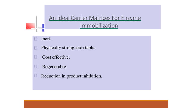 Enzyme Biotechnology Methods Of Enzyme Immobilization And Applications Pptx