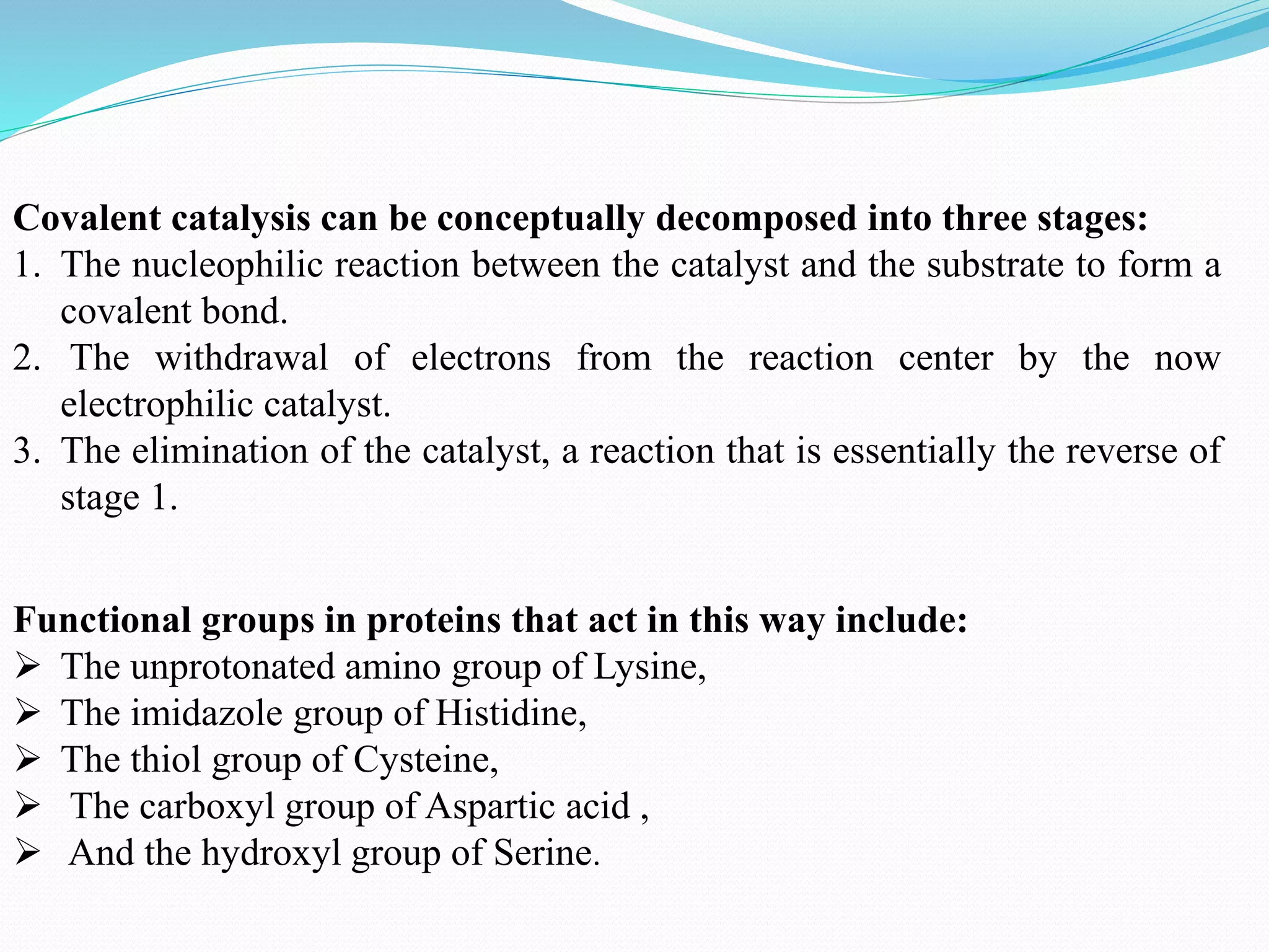 Enzyme catalysis | PPTX