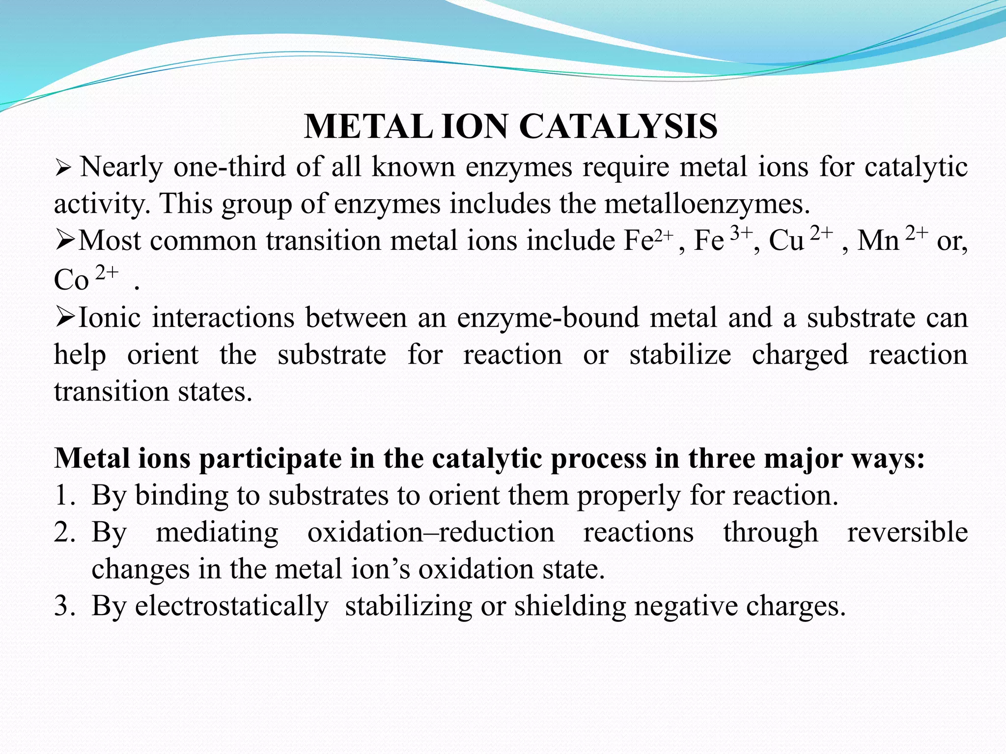 Enzyme catalysis | PPTX