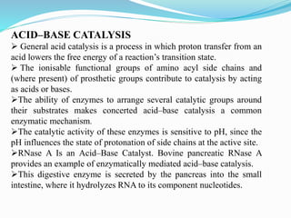 Enzyme catalysis | PPTX