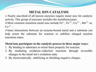 Enzyme catalysis | PPTX