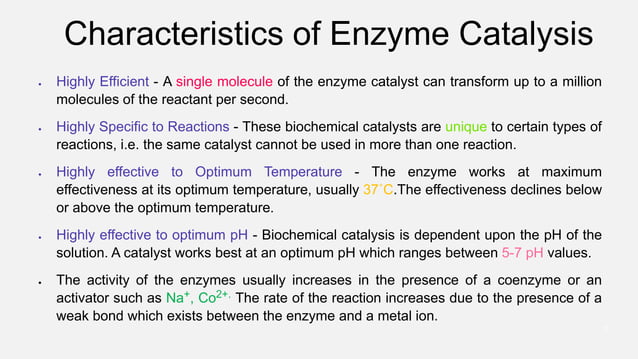 Enzyme Catalysis.pptx | Chemistry | Science