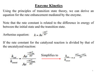 Enzyme Catalysis Heterogeneous and Homogeneous | PPTX