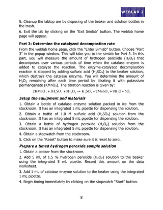 Enzyme catalysis online worksheet | PDF