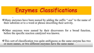 Enzyme Classification in the introductionof enzzymology.pptx