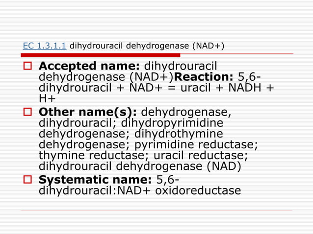 Enzyme classification (EC).ppt | Chemistry | Science