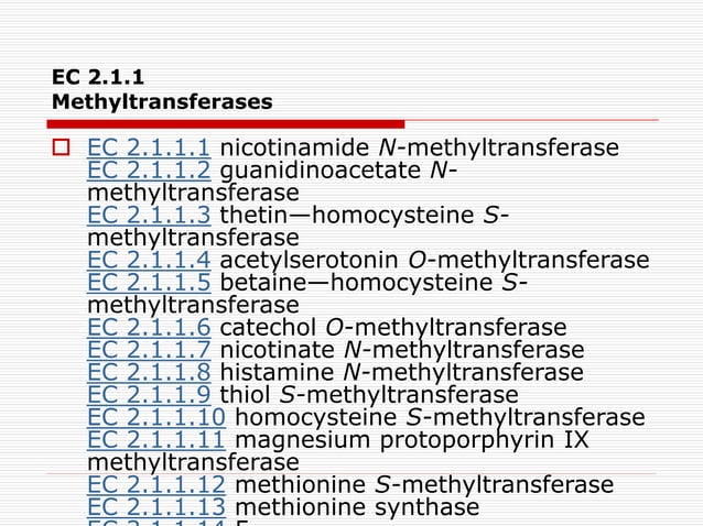 Enzyme classification (EC).ppt | Chemistry | Science