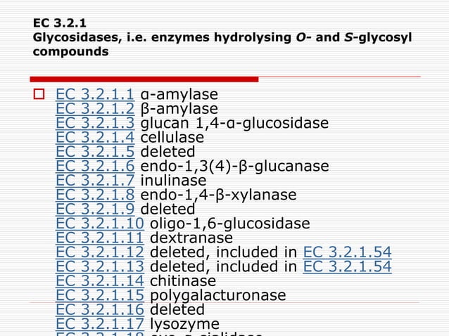 Enzyme classification (EC).ppt | Chemistry | Science